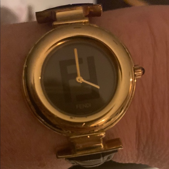 Fendi | Wearables | Fendi Gold Wearable Watch | Poshmark